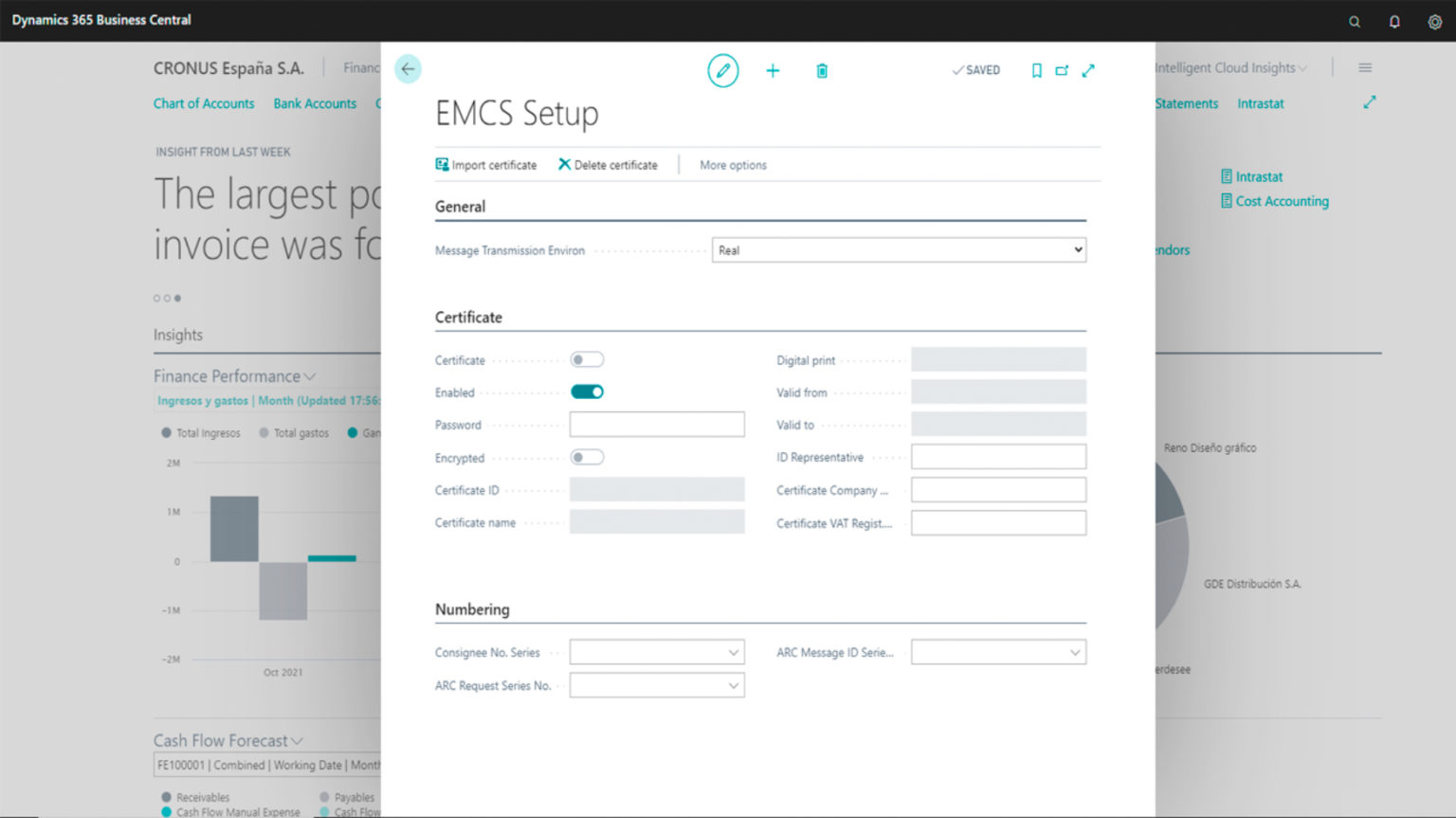 EMCS | Excise Movement Control System - Dynamics 365 Business Central ...