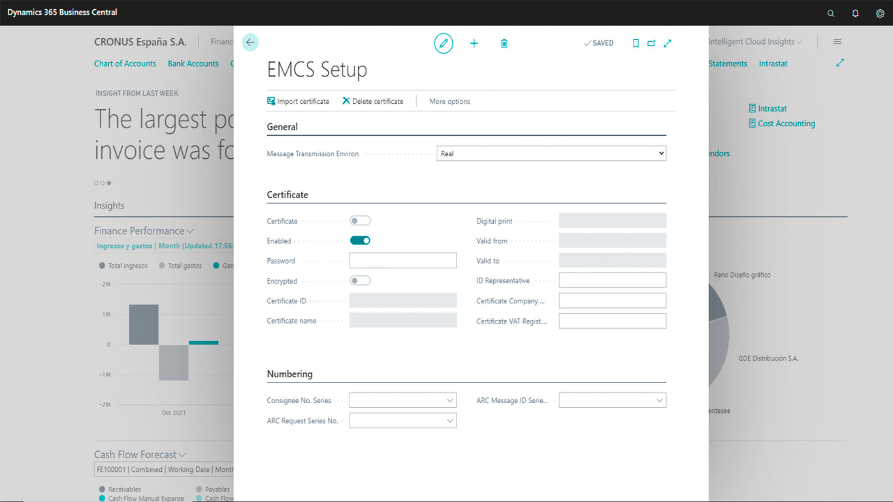 EMCS | Excise Movement Control System - Dynamics 365 Business Central ...